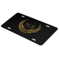 Men's Monogram License Plate | Zazzle