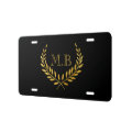 Men's Monogram License Plate | Zazzle