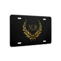 Men's Monogram License Plate | Zazzle