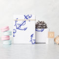 Men's Nautical Boat Anchor Wrapping Paper | Zazzle
