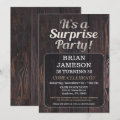 Mens Surprise Party Invitation For Man Adult Male | Zazzle