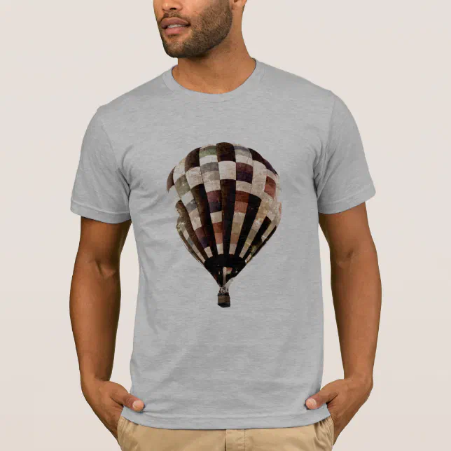 Men's Vintage Hot Air Balloon Shirt | Zazzle