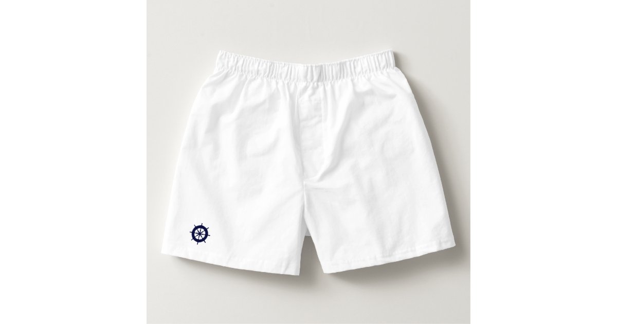 Mens White Boxers Shorts | Zazzle.com