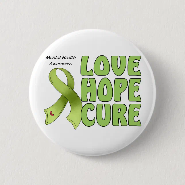 Mental Health Awareness Button | Zazzle