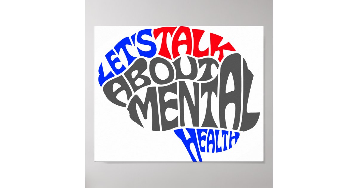Mental Health Awareness Mind Poster | Zazzle