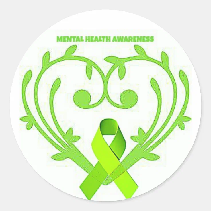 Mental Health Awareness Sticker | Zazzle