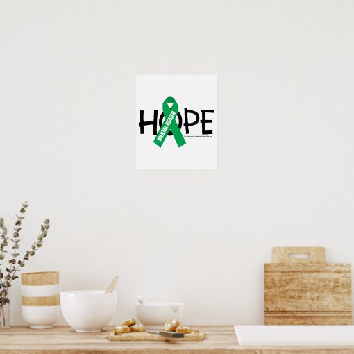 Mental Health Hope Poster | Zazzle