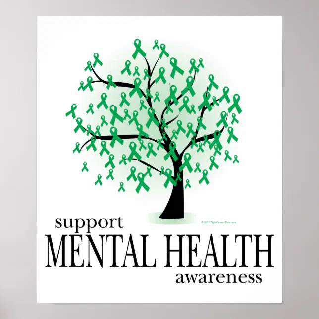 Mental Health Tree Poster | Zazzle