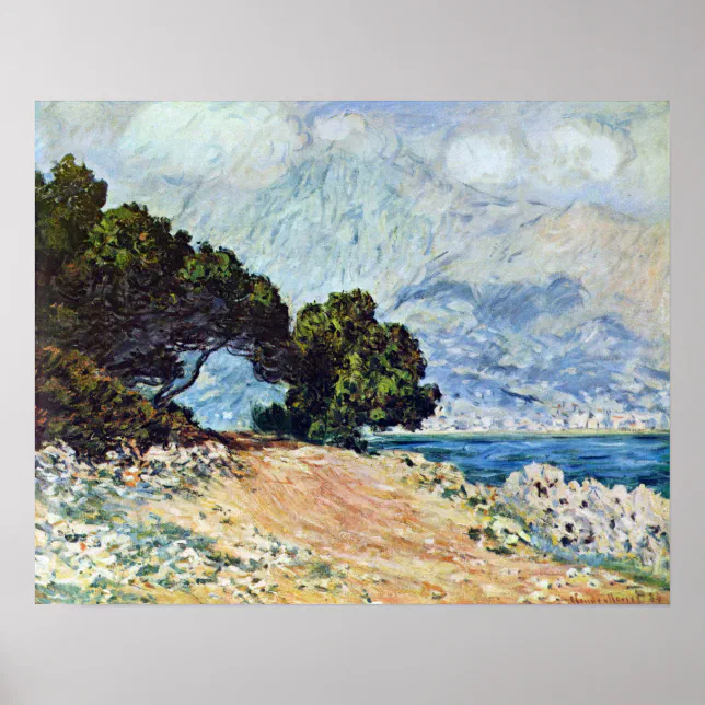 Menton Seen from Cap Martin by Claude Monet Poster | Zazzle