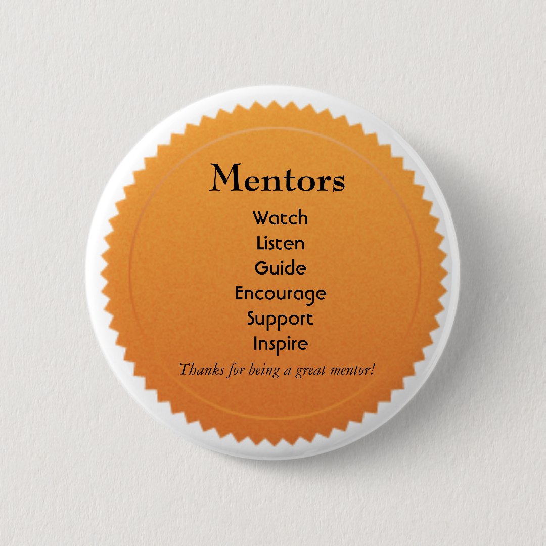 Mentor Appreciation Pin | Zazzle