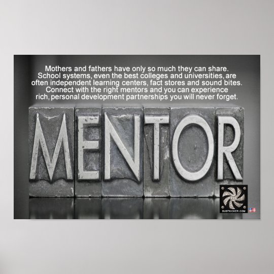 MENTOR POSTER | Zazzle.com