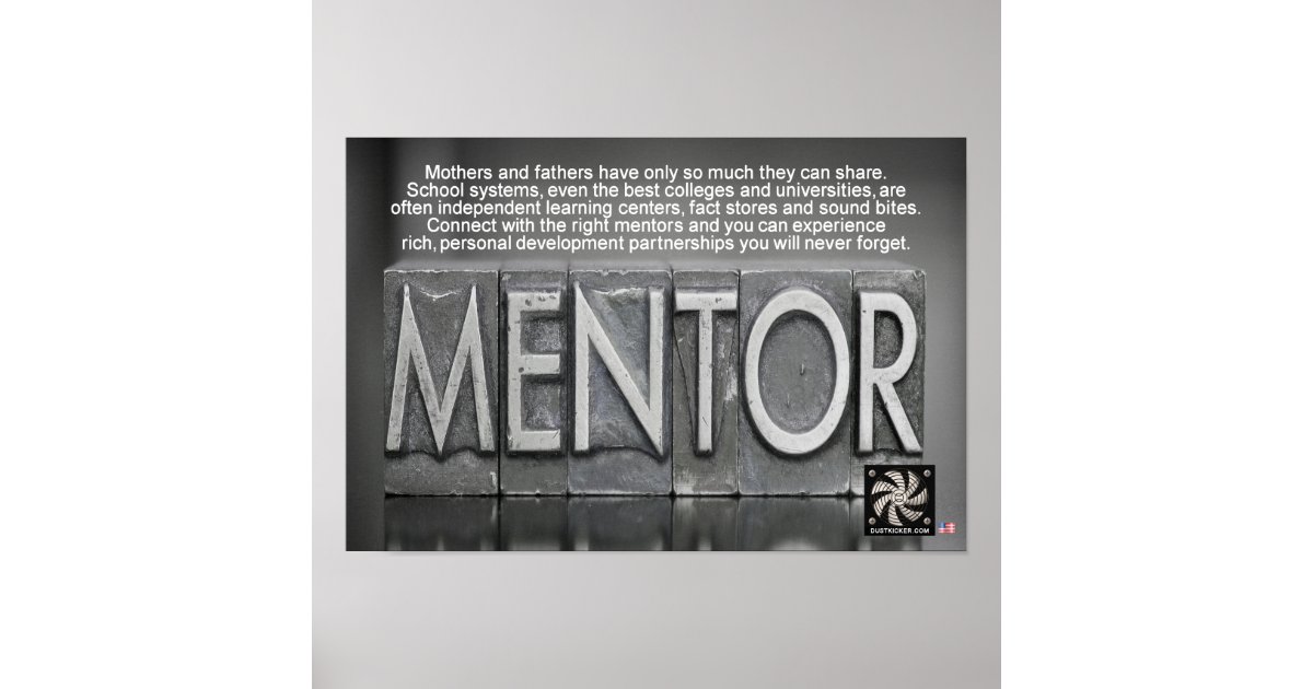 MENTOR POSTER | Zazzle.com