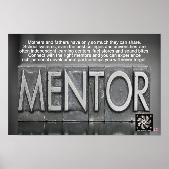 MENTOR POSTER | Zazzle.com