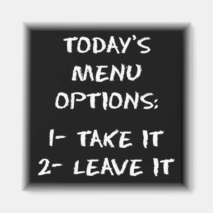 Menu magnet | Zazzle