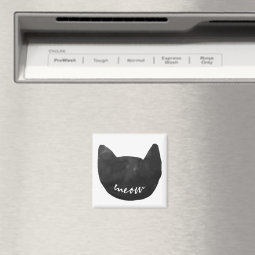 Meow Cat Magnet | Zazzle