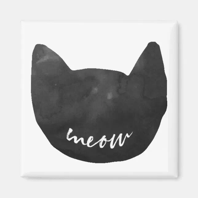 Meow Cat Magnet | Zazzle