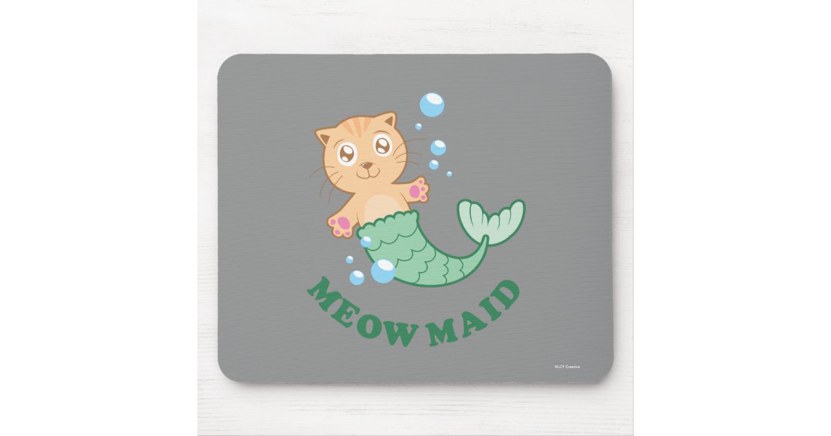 Meow Maid Mouse Pad | Zazzle