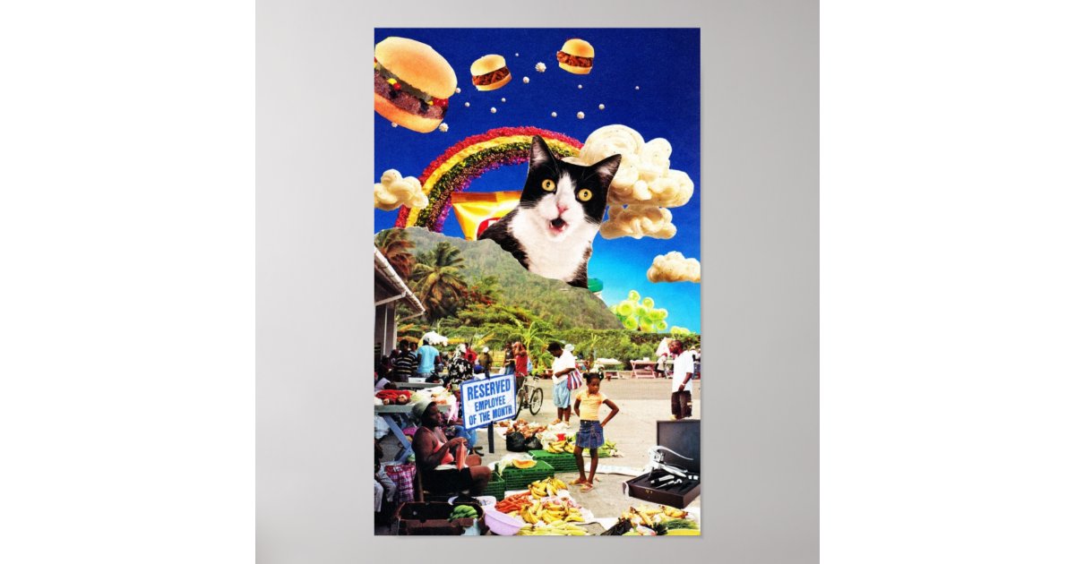 Meow Poster | Zazzle