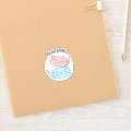 Meowcarons Funny Macaron Pun Sticker | Zazzle