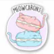 Meowcarons Funny Macaron Pun Sticker | Zazzle