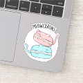 Meowcarons Funny Macaron Pun Sticker | Zazzle