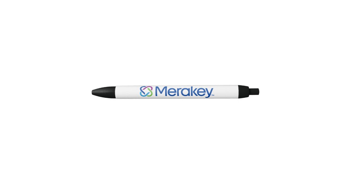 Merakey Black Trim Pen | Zazzle