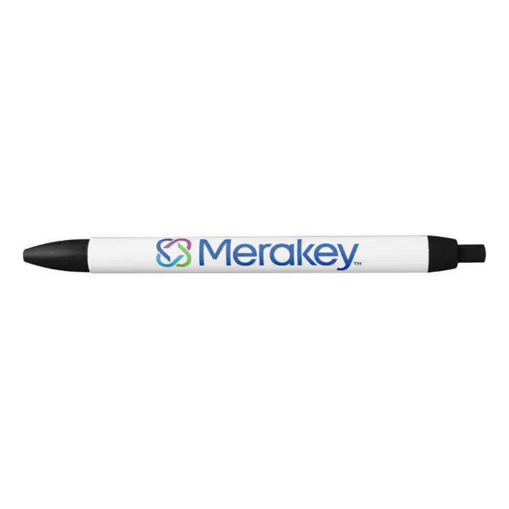 Merakey Black Trim Pen | Zazzle