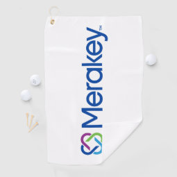 Merakey Logo Golf Towel | Zazzle