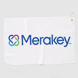 Merakey Logo Golf Towel | Zazzle