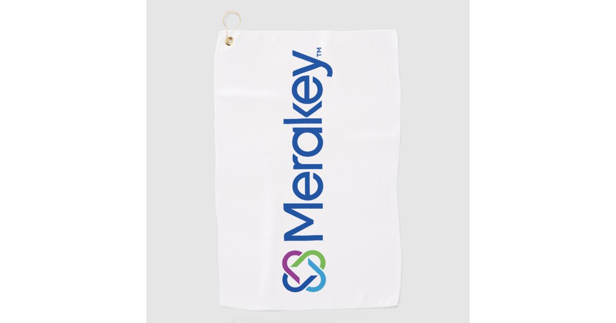 Merakey Logo Golf Towel | Zazzle