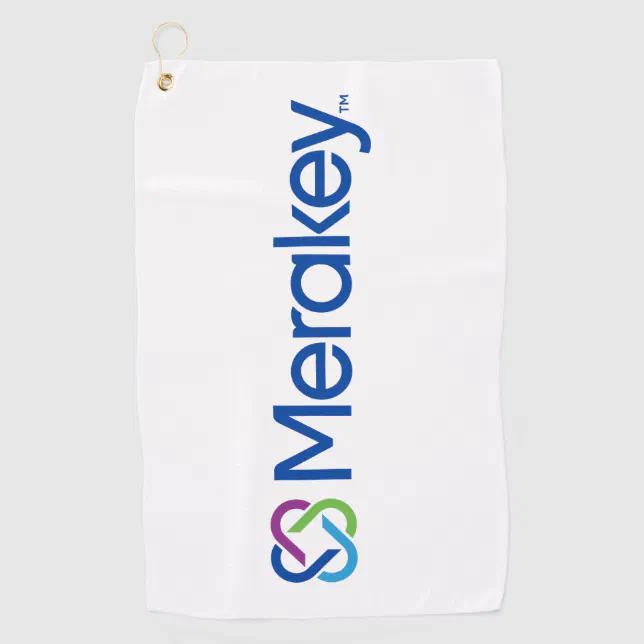 Merakey Logo Golf Towel | Zazzle