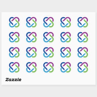 Merakey Logo Icon Sticker Sheet (20 Stickers) | Zazzle