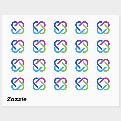 Merakey Logo Icon Sticker Sheet (20 Stickers) | Zazzle