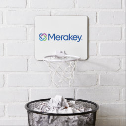 Merakey Logo Mini Basketball Net Mini Basketball Hoop | Zazzle