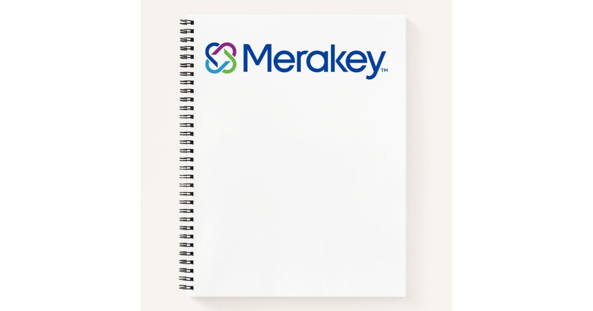 Merakey Logo Spiral Notebook | Zazzle
