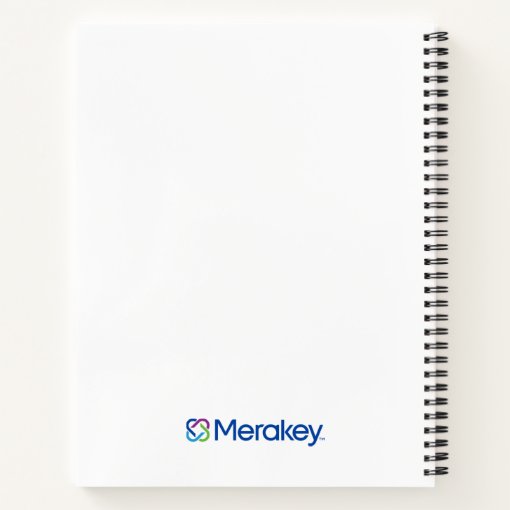 Merakey Logo Spiral Notebook | Zazzle