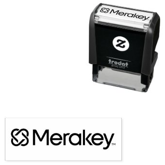 Merakey Logo Stamp | Zazzle