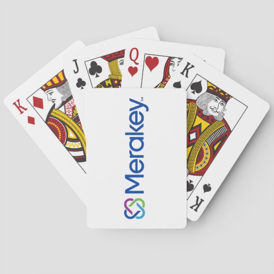 Merakey Logo Standard Playing Cards | Zazzle.com