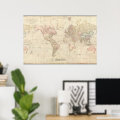 Mercator Map of the World Poster | Zazzle