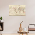 Mercator Map of the World Poster | Zazzle
