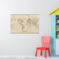 Mercator Map of the World Poster | Zazzle