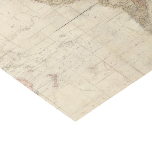 Mercator Map of the World Tissue Paper | Zazzle