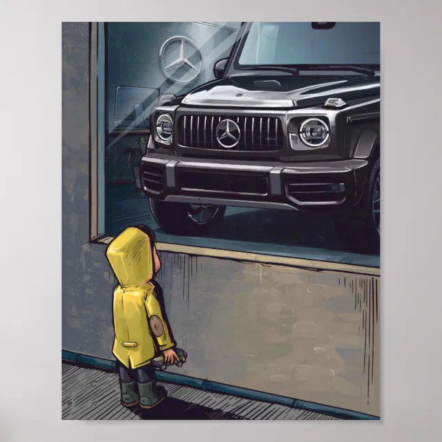 mercedes g class dream car poster | Zazzle