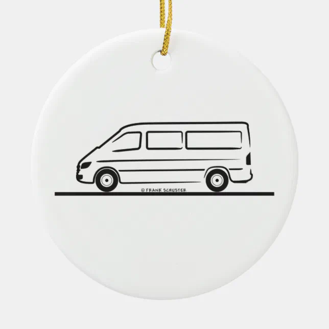Mercedes Sprinter Ceramic Ornament | Zazzle
