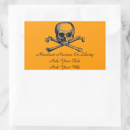 Merchant Mariner Warning Sticker | Zazzle