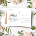 Merci Beacoup French Photo Wedding Postcard | Zazzle