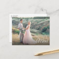 Merci Beacoup French Photo Wedding Postcard | Zazzle