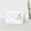 Merci Beaucoup Elegant Calligraphy Thank You | Zazzle