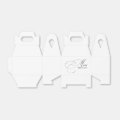 Merci Beaucoup Elegant Calligraphy Thank You Favor Boxes | Zazzle