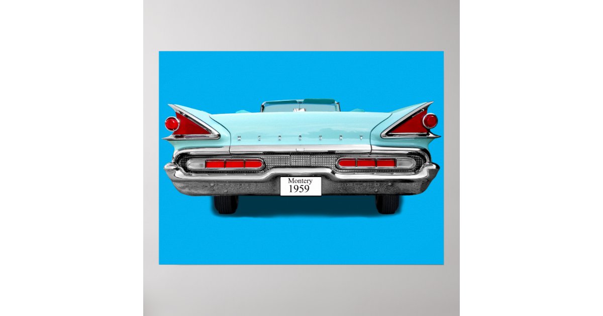 Mercury Monterey 1959 Poster | Zazzle